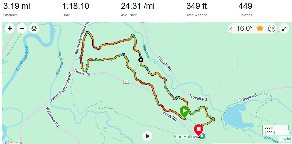 Salt Run Trail Guide (Cuyahoga Valley National Park) - OhioParkQuests