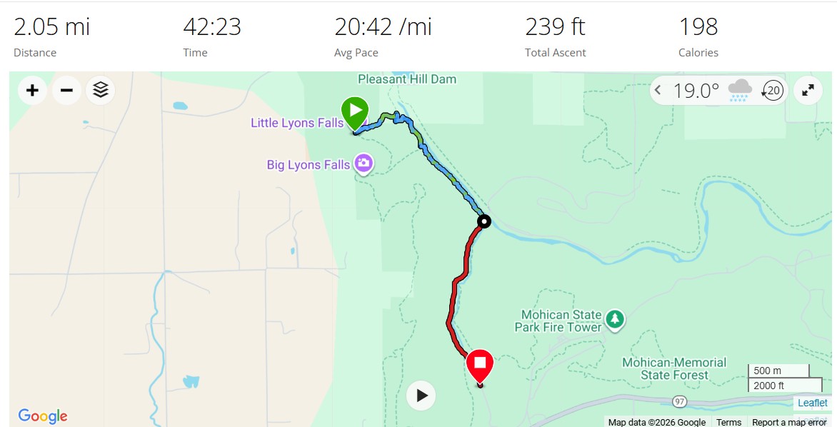 Lyons Falls Trail Guide (Mohican State Park) - OhioParkQuests